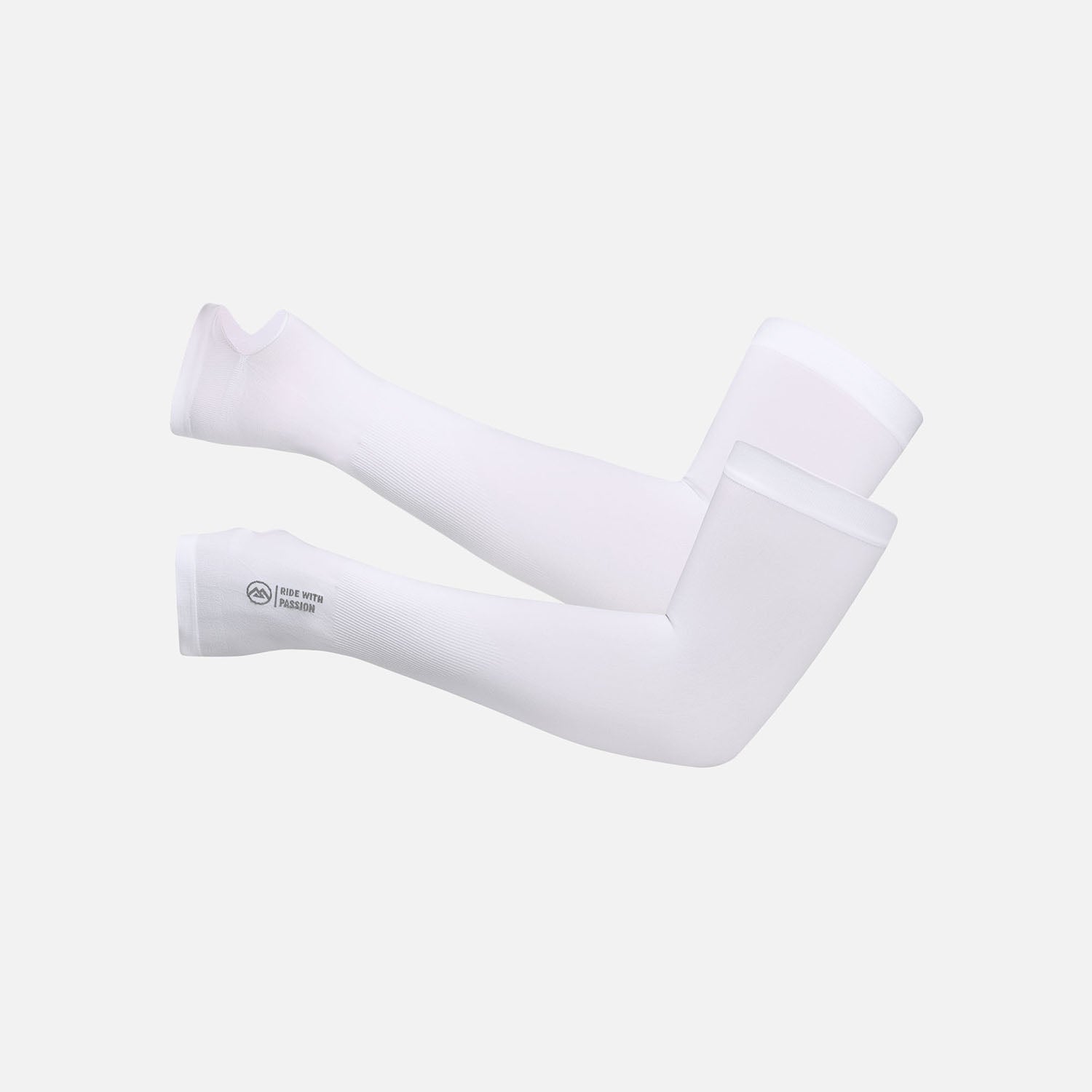 Cycling Arm Sleeves Wien White – montoncc