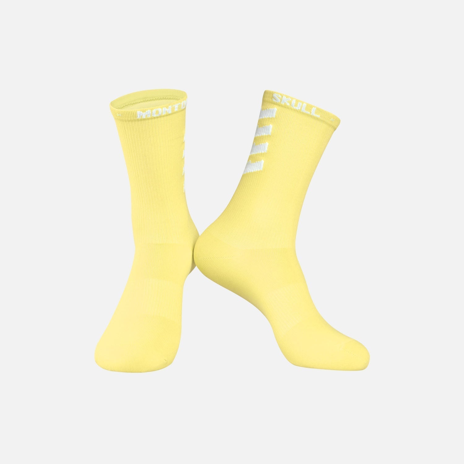 Cycling Socks MONDAY III Canary Yellow – montoncc